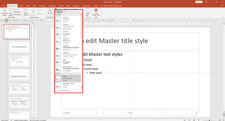 What is Slide Master in PowerPoint | Slide Master